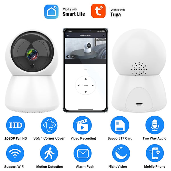 Smart Wi-Fi Alarm System with Cameras - Home Security Kit